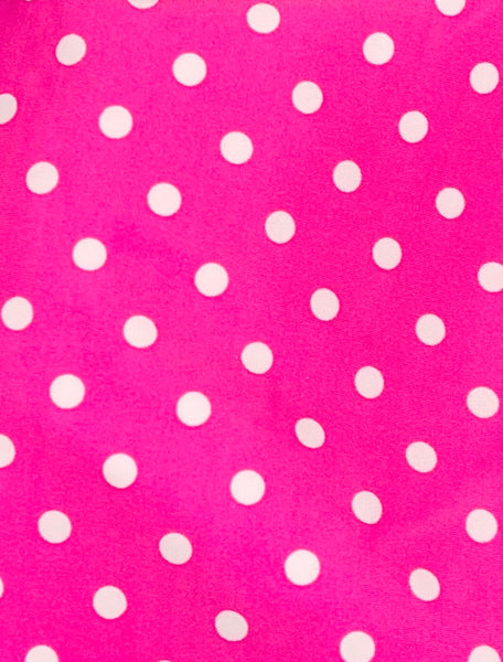 Lace Scrunch Butt Truly Enchanted Bikini - Hot Pink Polka Dot – Cynababy